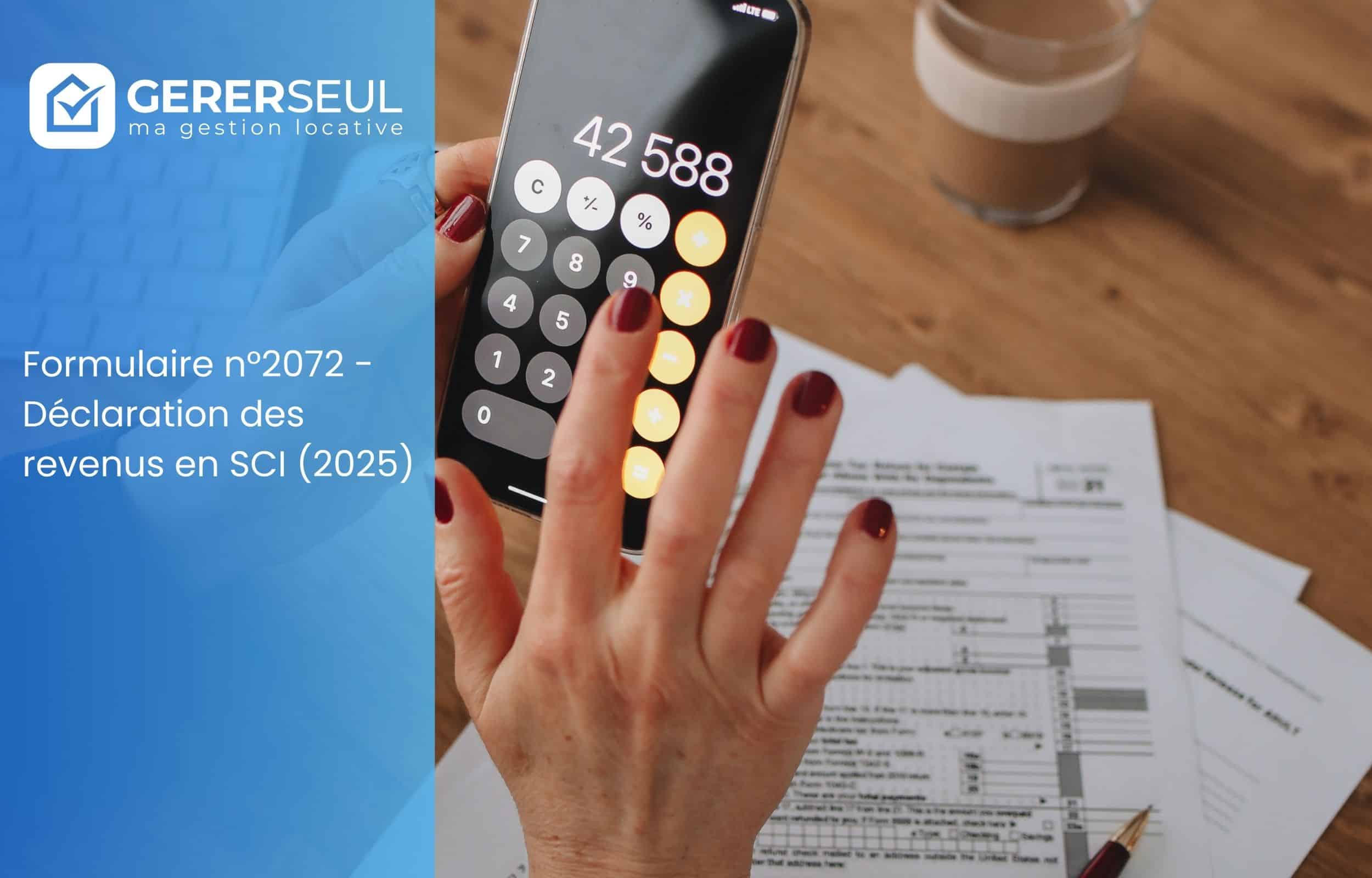 Formulaire n°2072 - Déclaration des revenus en SCI (2025)