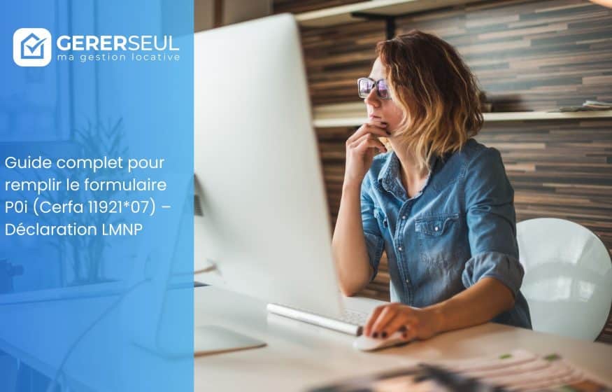 Guide complet pour remplir le formulaire P0i (Cerfa 11921*07) – Déclaration LMNP